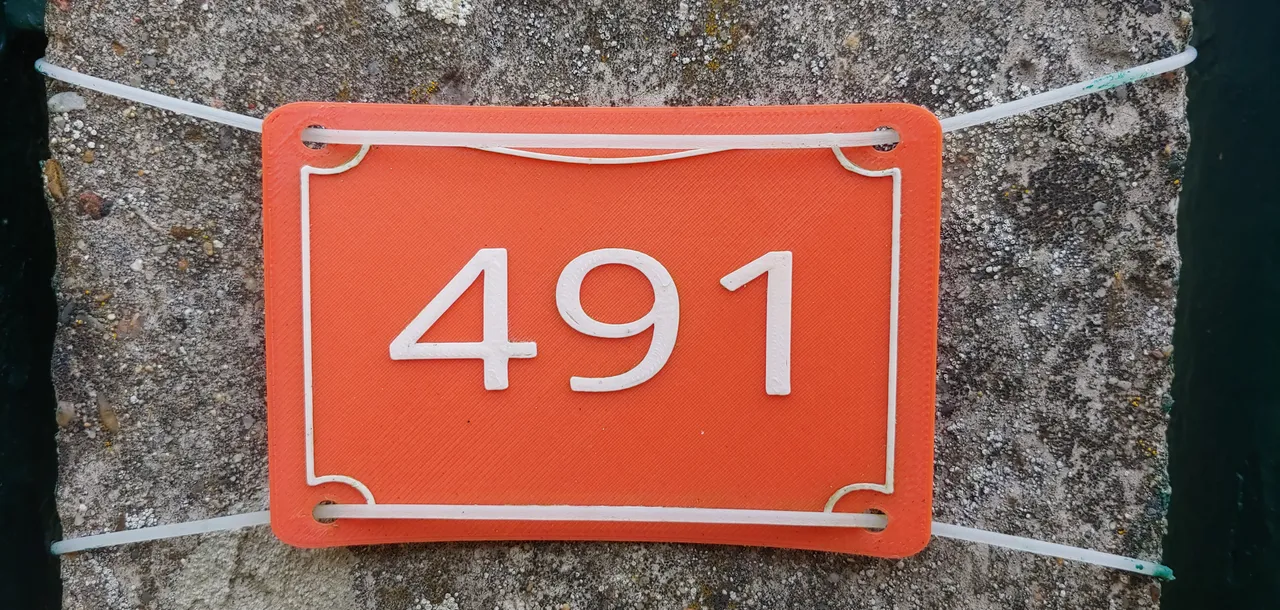 Home Number Plate by golem | Download free STL model | Printables.com