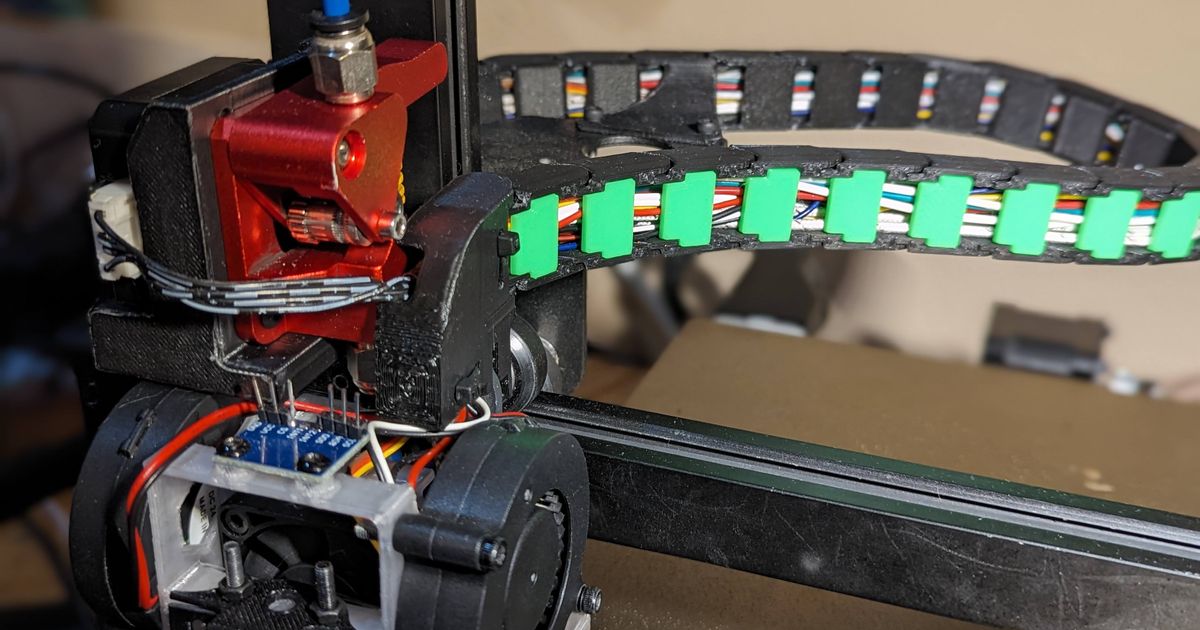 My LK5 Pro Drag chain setup by CrunchBerry | Download free STL model ...