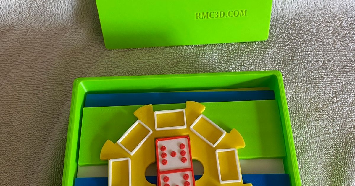 Mexican Train Game complete with Box, 91 dominos Station and domino ...