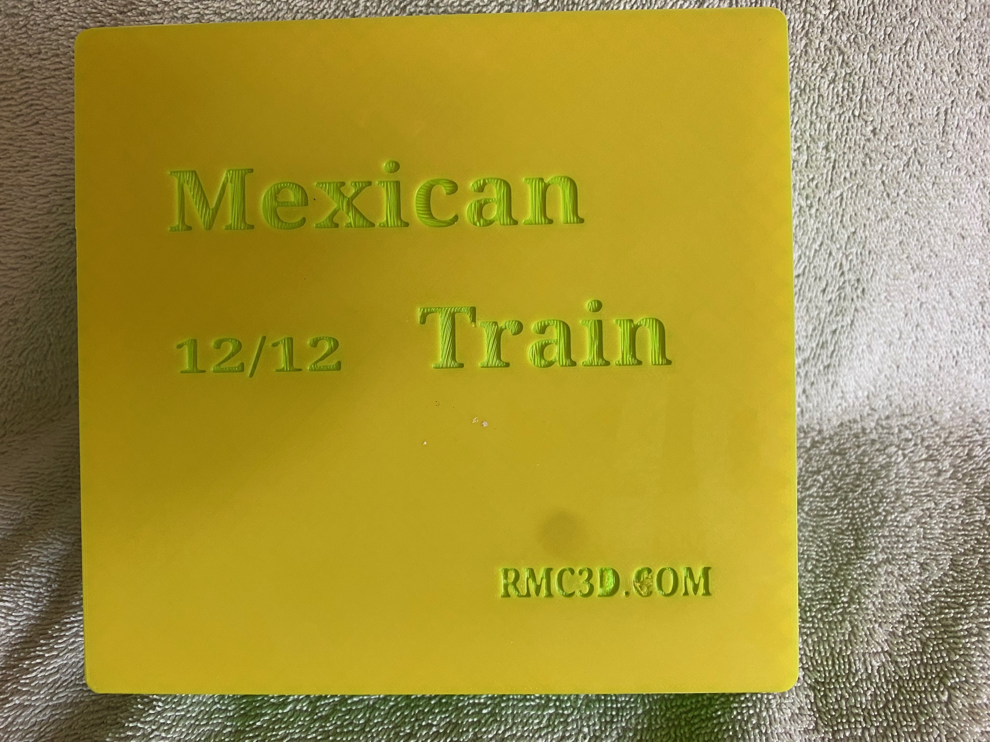 Mexican Train Game complete with Box, 91 dominos Station and domino ...