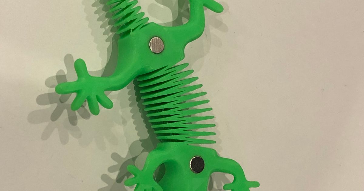 Super (Magnetic) Flexi Gecko von Healow | Kostenloses STL-Modell ...