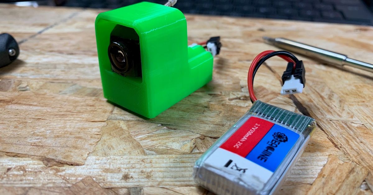 FPV Case for Camera-VTX module and Lipo by MacNeill | Download free STL ...