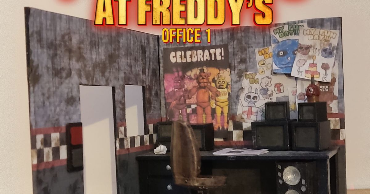 FNAF 1 Office - Five Nights At Freddy's by rostislavmazz | Download free STL model | Printables.com