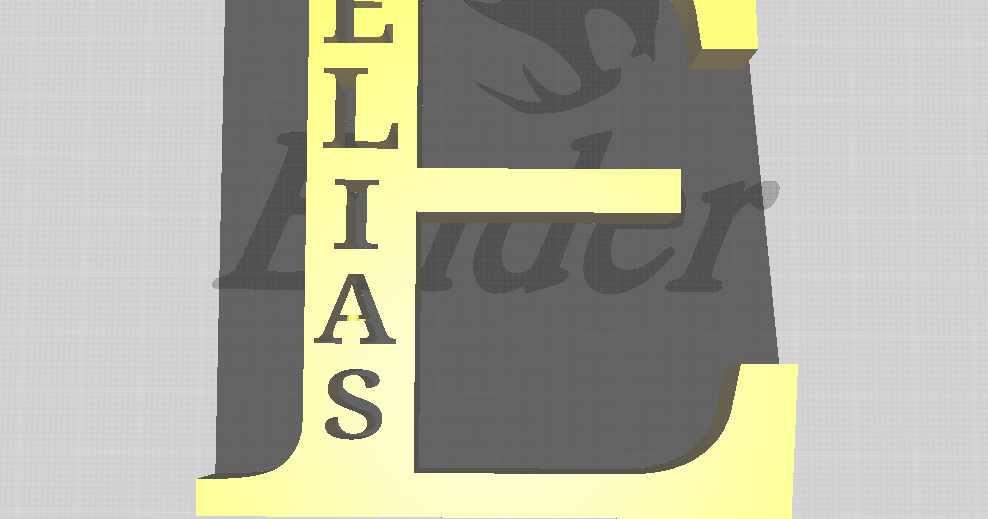 Buchstabe E , Name Elias by Kingpintheone | Download free STL model ...