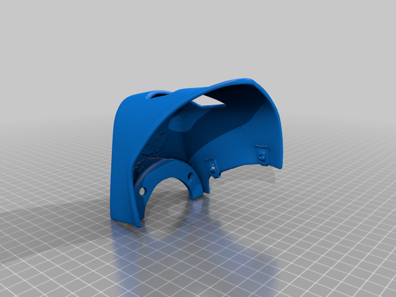 Volvo Amazon P121 automatic (1965) steering column cover plastic 3D ...