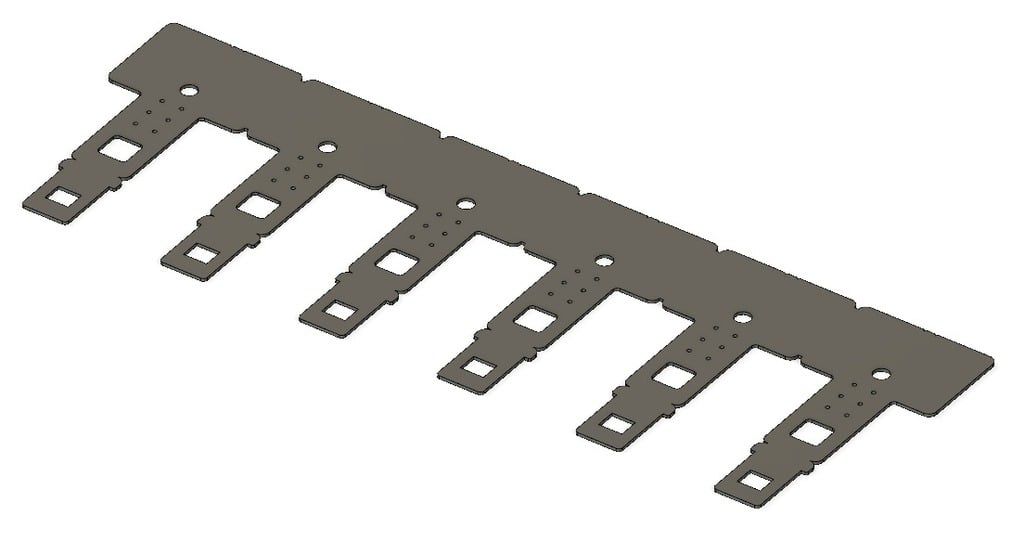 Subaru relay and plug mounting plate blueprint for CNC cutting by tiblu ...