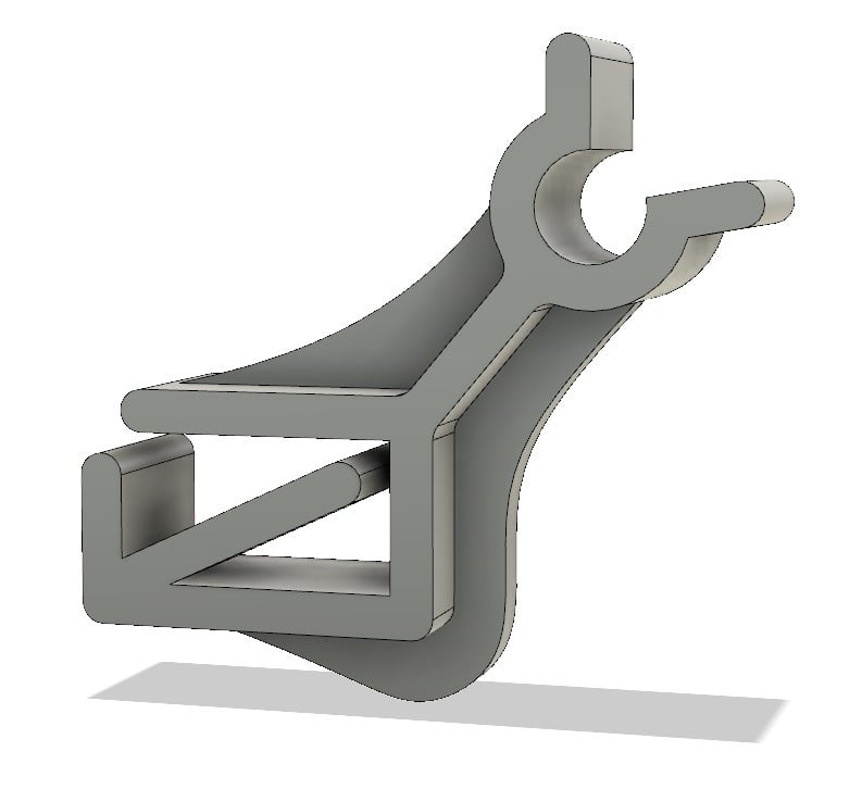 VW T2B rear brake line clip by tiblu | Download free STL model ...