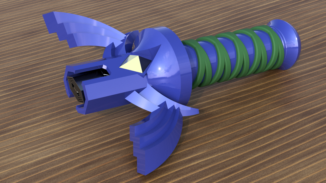 Collapsible Master Sword von Dsk001 | Printables Store