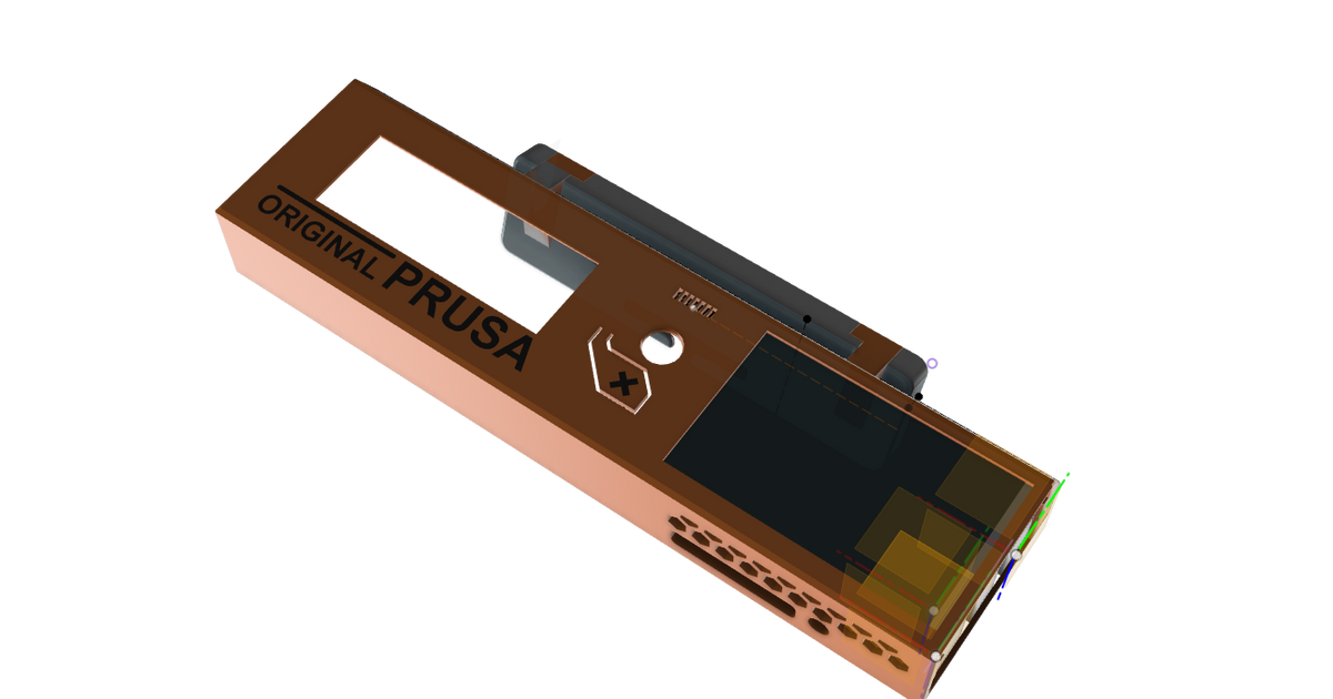 LCD Cover for Raspberry PI4 w/ Hyperpixel Display by Chris D | Download free STL model ...