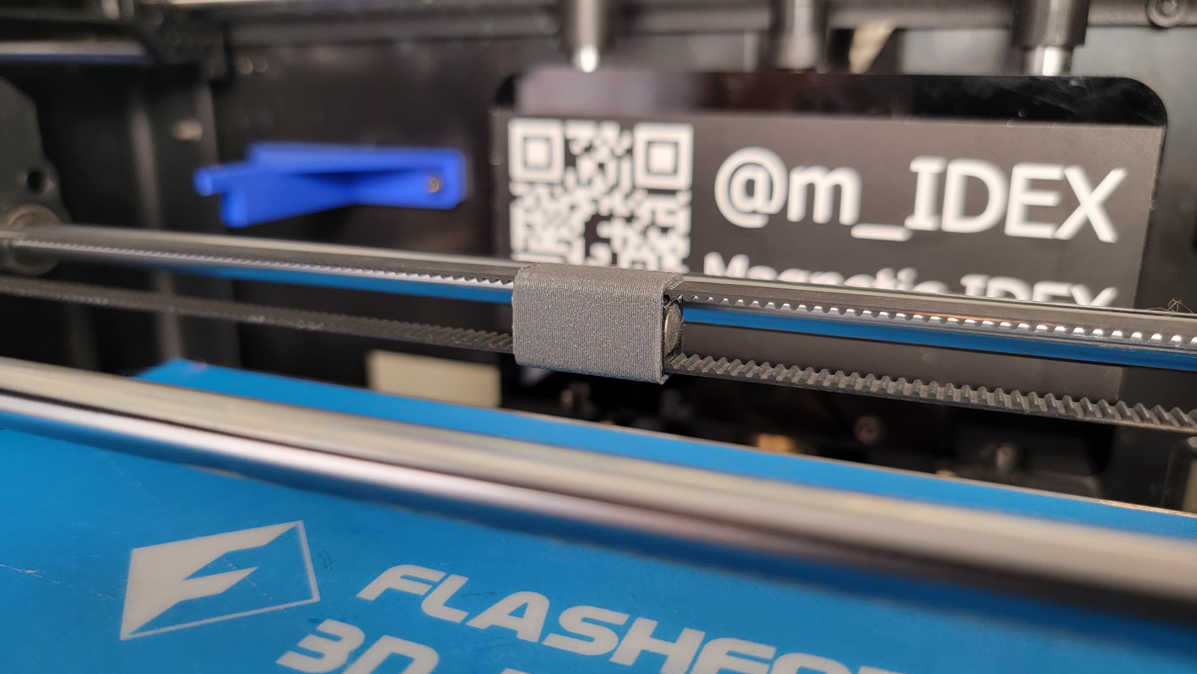 Magnetic IDEX Belt Coupling for World's simplest IDEX 3D Printer by m ...