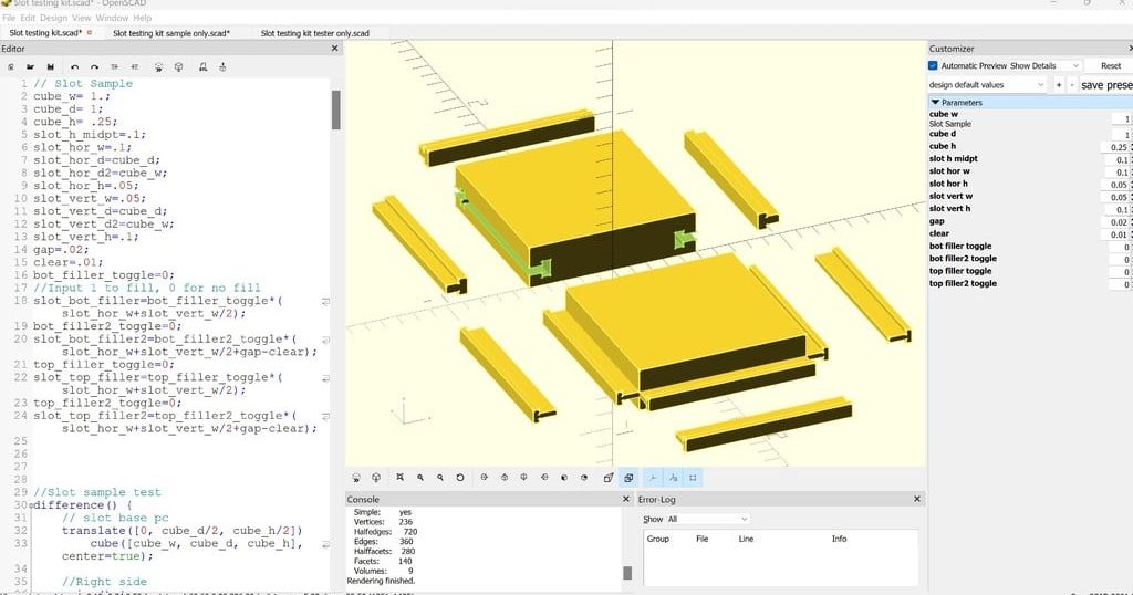 Slot tester kit by Codacmoment | Download free STL model | Printables.com