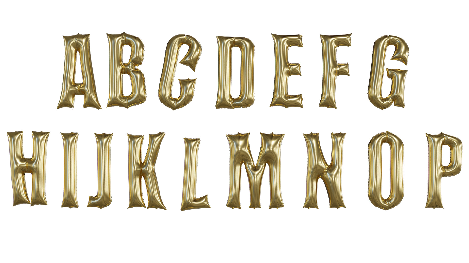 Balloon Letters by jefftml | Download free STL model | Printables.com