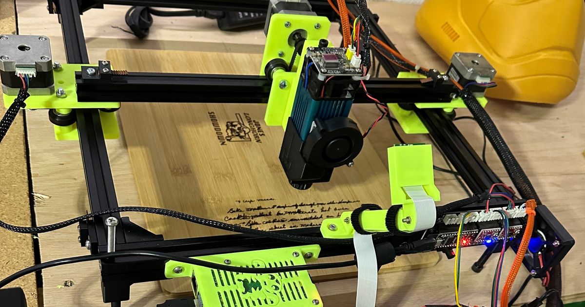 10W Laser Engraver/Cutter by Okietronics | Download free STL model ...