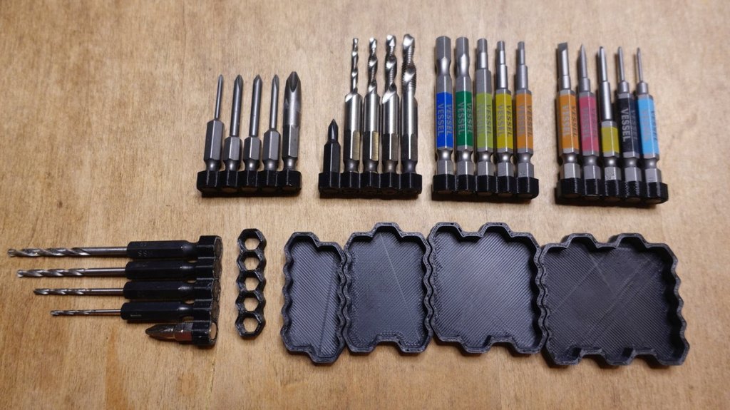 Simple hex bit holder by Yohei Fukuma | Download free STL model ...