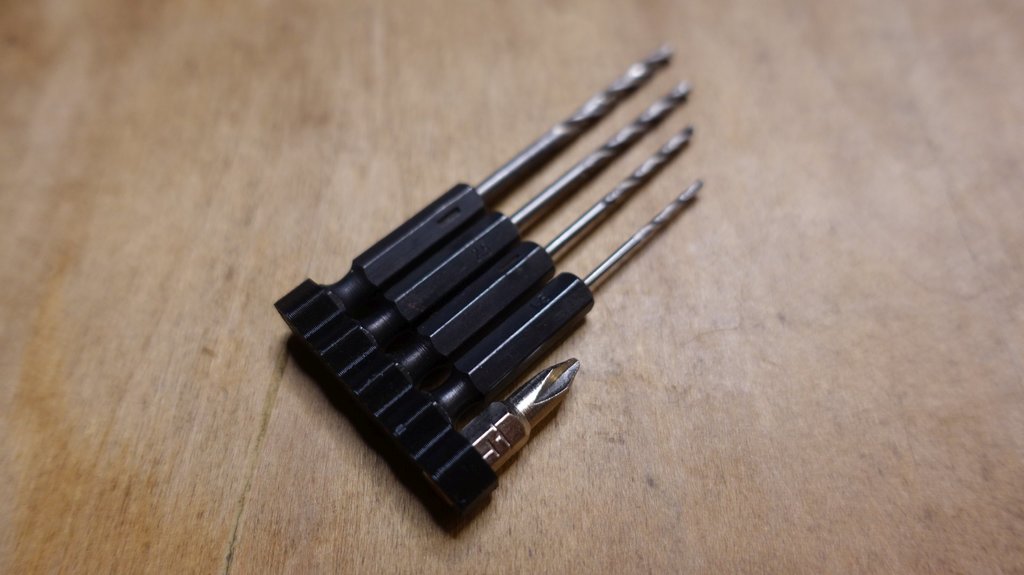 Simple hex bit holder by Yohei Fukuma | Download free STL model ...