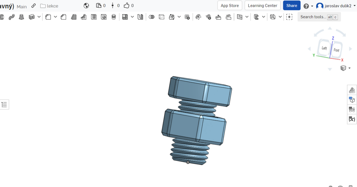 screw and nut by Jaroslav Ďulík | Download free STL model | Printables.com