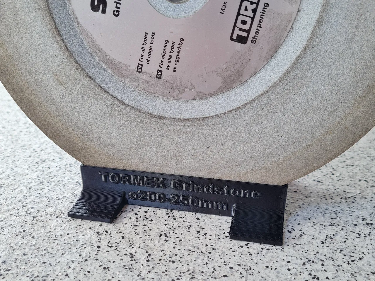 Grindstone Stand, dia. 250-200mm by JBoe | Download free STL model ...