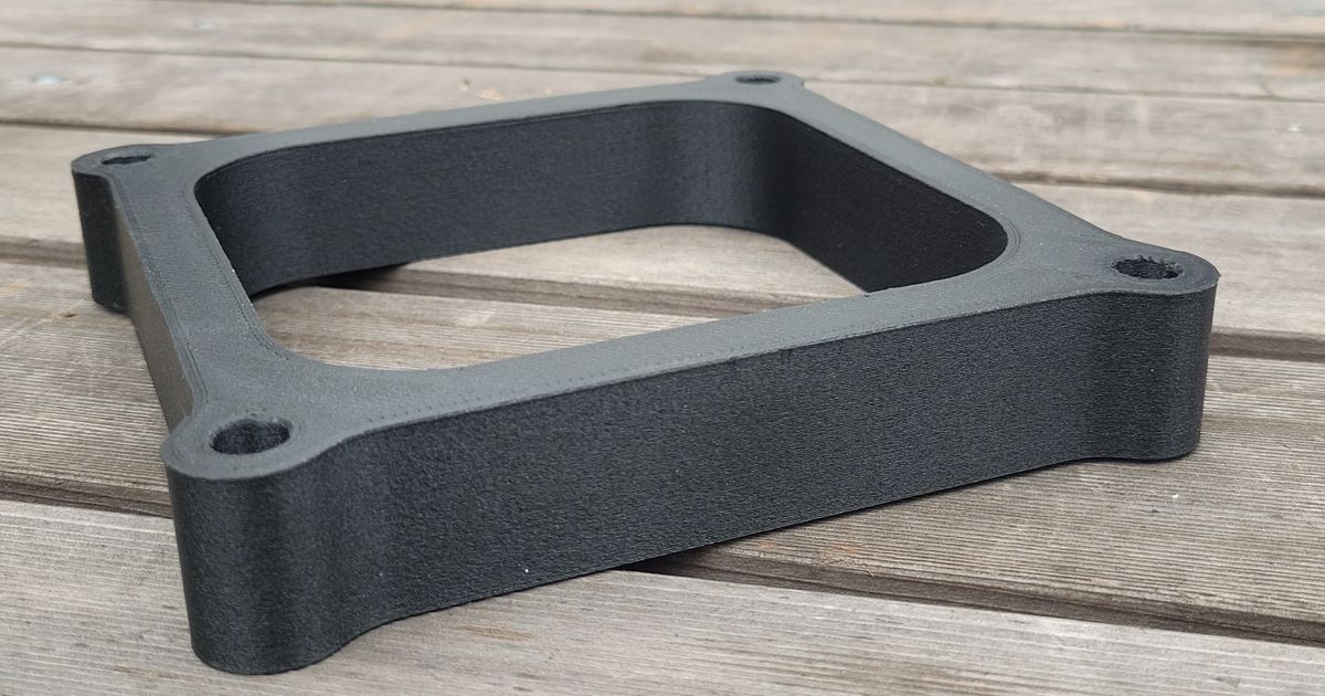 4500 Series Carburetor (Dominator) Base Riser and Gasket 1-1/8 in. Tall ...