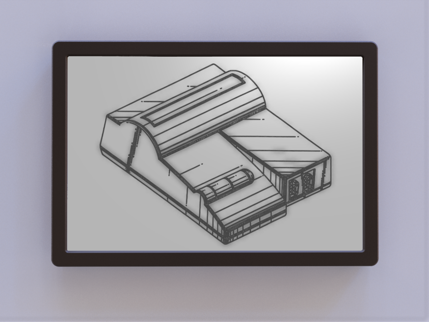 NES-101 Console Patent Art by Ken Mills | Download free STL model ...