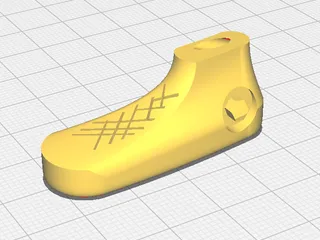 Converse shoe keychain by Aviv haas | Download free STL model ...