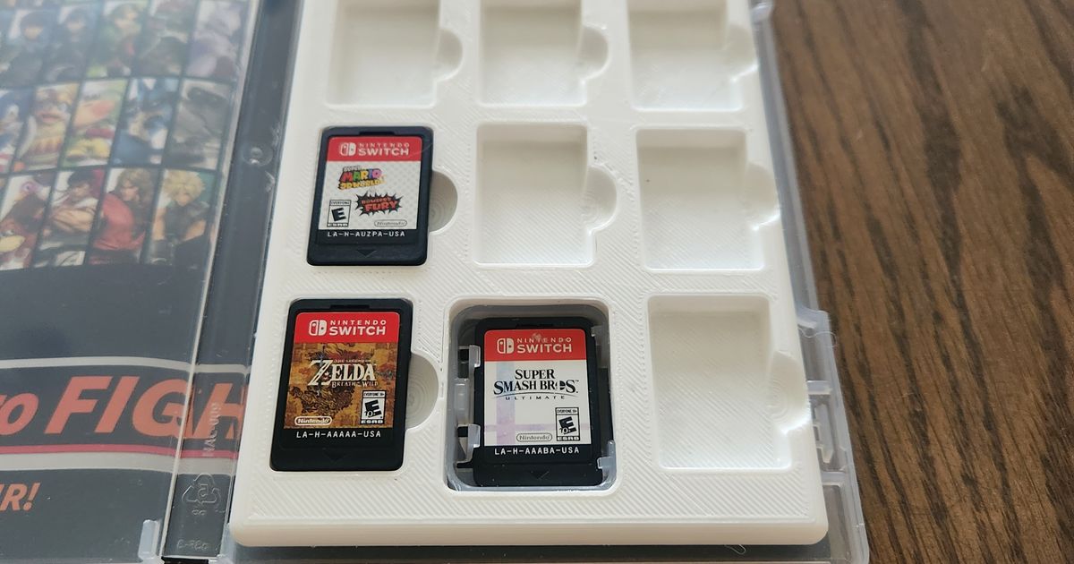Nintendo Game holder insert by Camden scott | Download free STL model ...