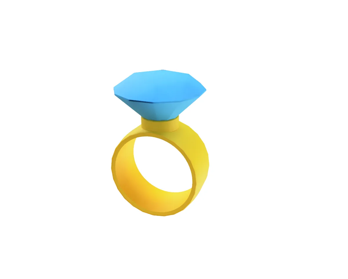 Diamond ring by Dman | Download free STL model | Printables.com
