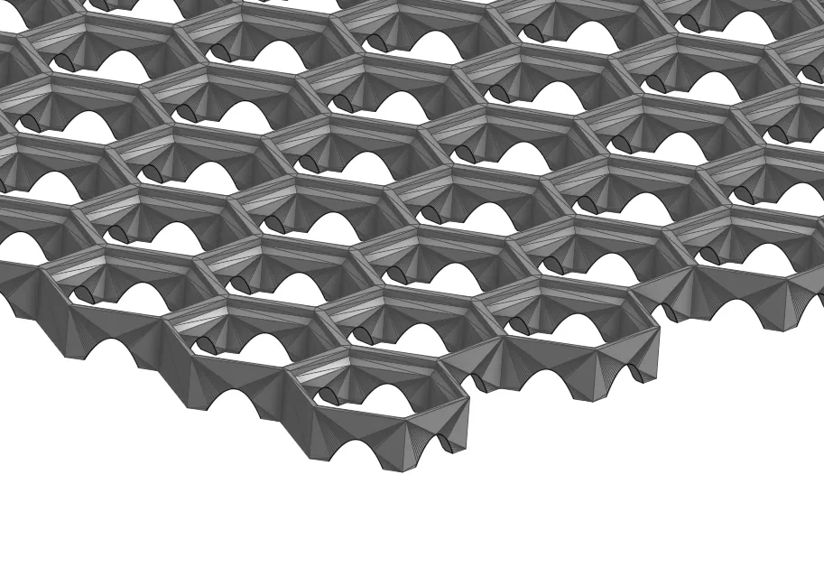 honeycomb laser bed by DZC | Download free STL model | Printables.com