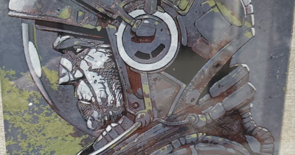 Hueforge - Space Man by Jonny3D | Download free STL model | Printables.com