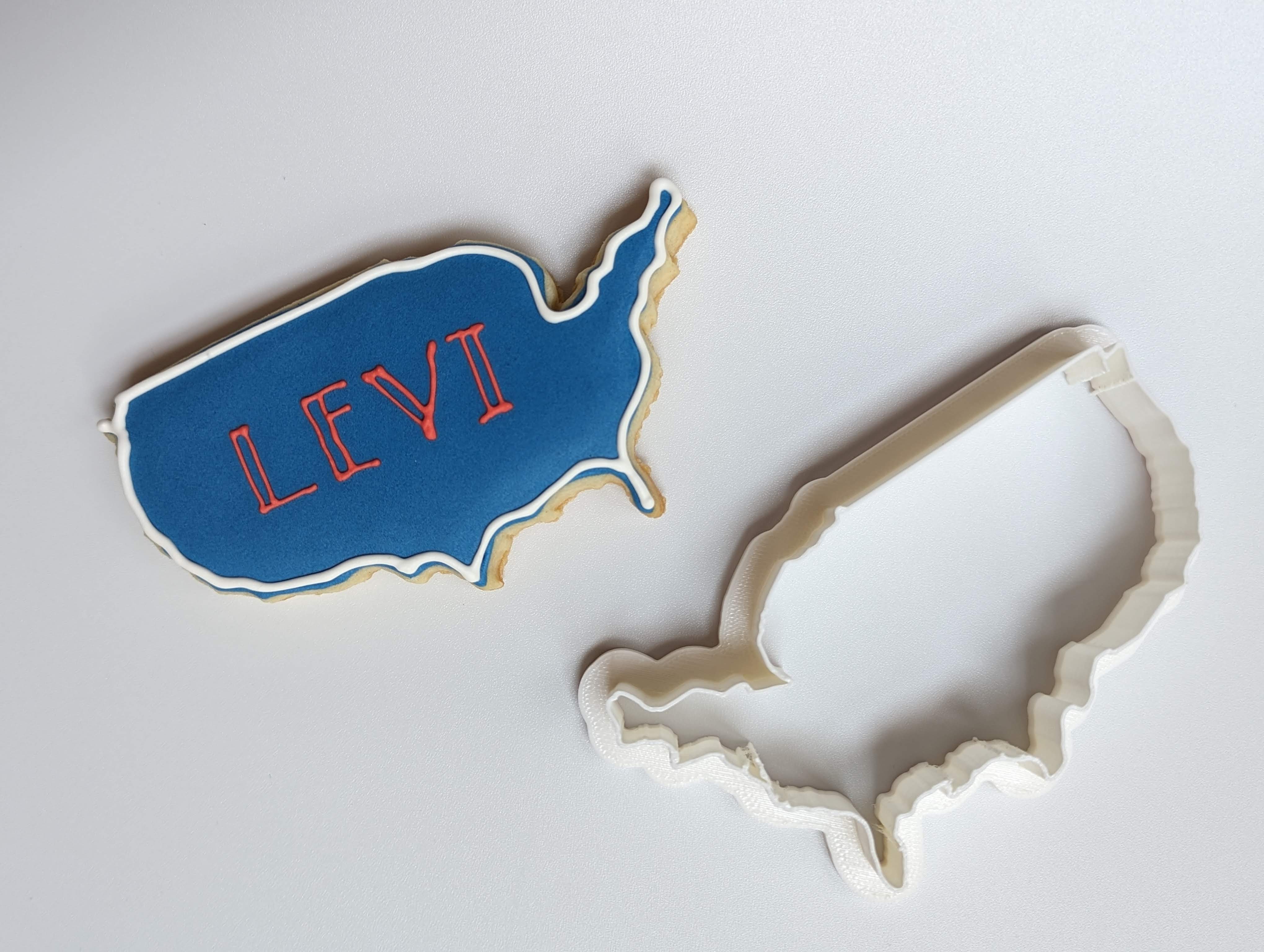 USA Outline Cookie Cutter by Eadubs | Download free STL model ...