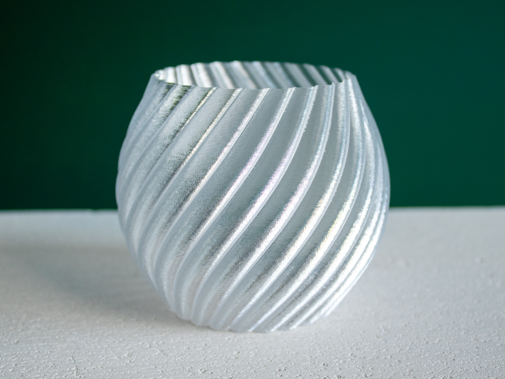 Swirl Sphere Plant Pot, Vase Mode & Shelled by Slimprint | Download ...