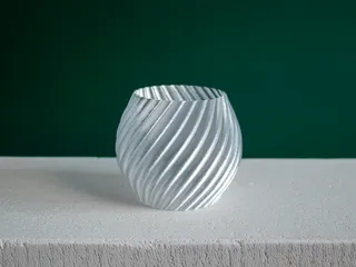 Swirl Plant Pot by AllanHunter | Download free STL model | Printables.com