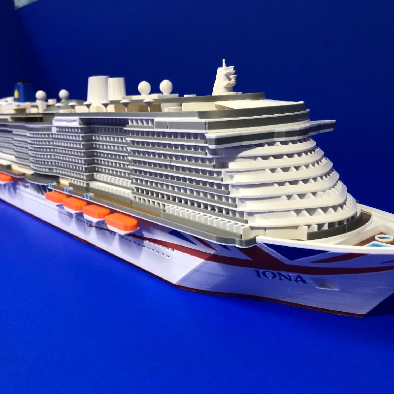 Cruise Ship Model Stock