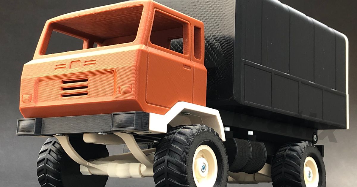 Off-Road Semi Truck by P-atix | Download free STL model | Printables.com