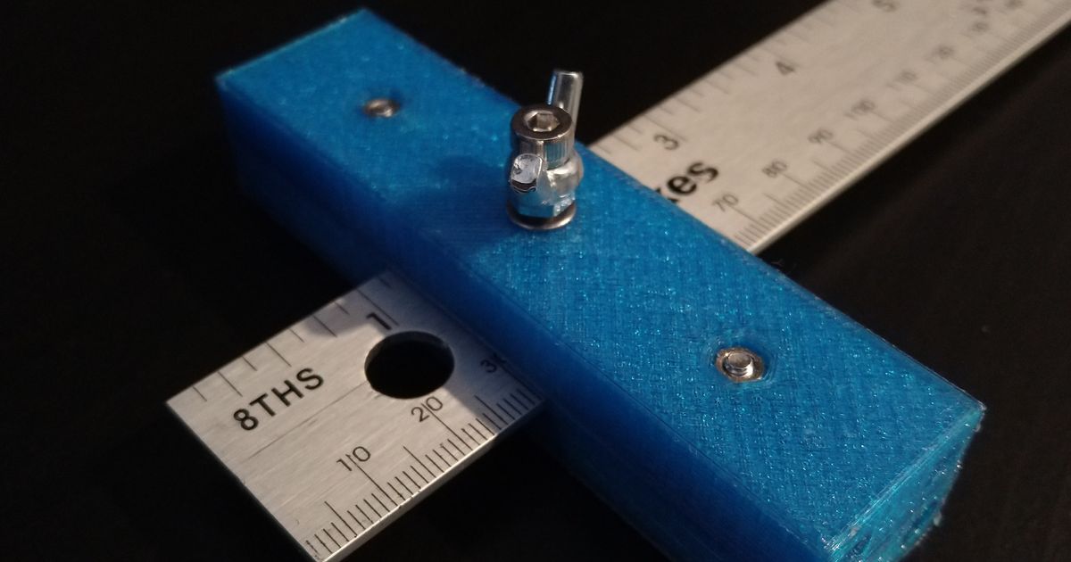 T-ruler clamping add-on by José Cappelletto | Download free STL model ...