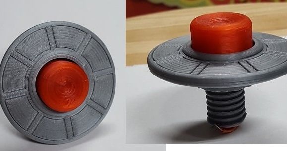 AFM Pinball Flipper Button Housing by latenite04 | Download free STL ...
