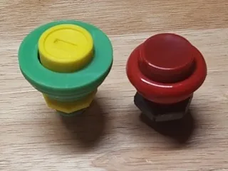 Mario Pinball Flipper Buttons by latenite04 | Download free STL model ...
