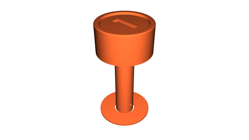 Mario Pinball Flipper Buttons by latenite04 | Download free STL model ...