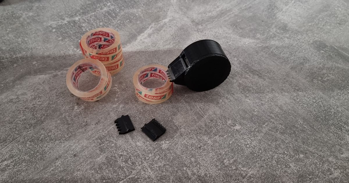 Tesa Tape Cutter Pocket Style by Quattrox | Download free STL model ...