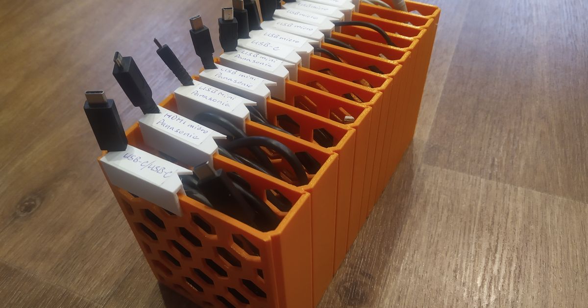 pořadač na kabely by Jiří Pirkl | Download free STL model | Printables.com