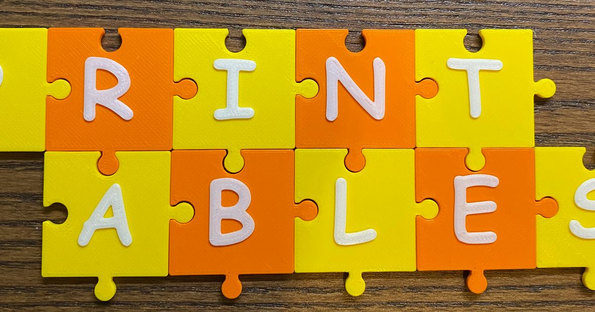 Alpha Puzzle by Nico | Download free STL model | Printables.com