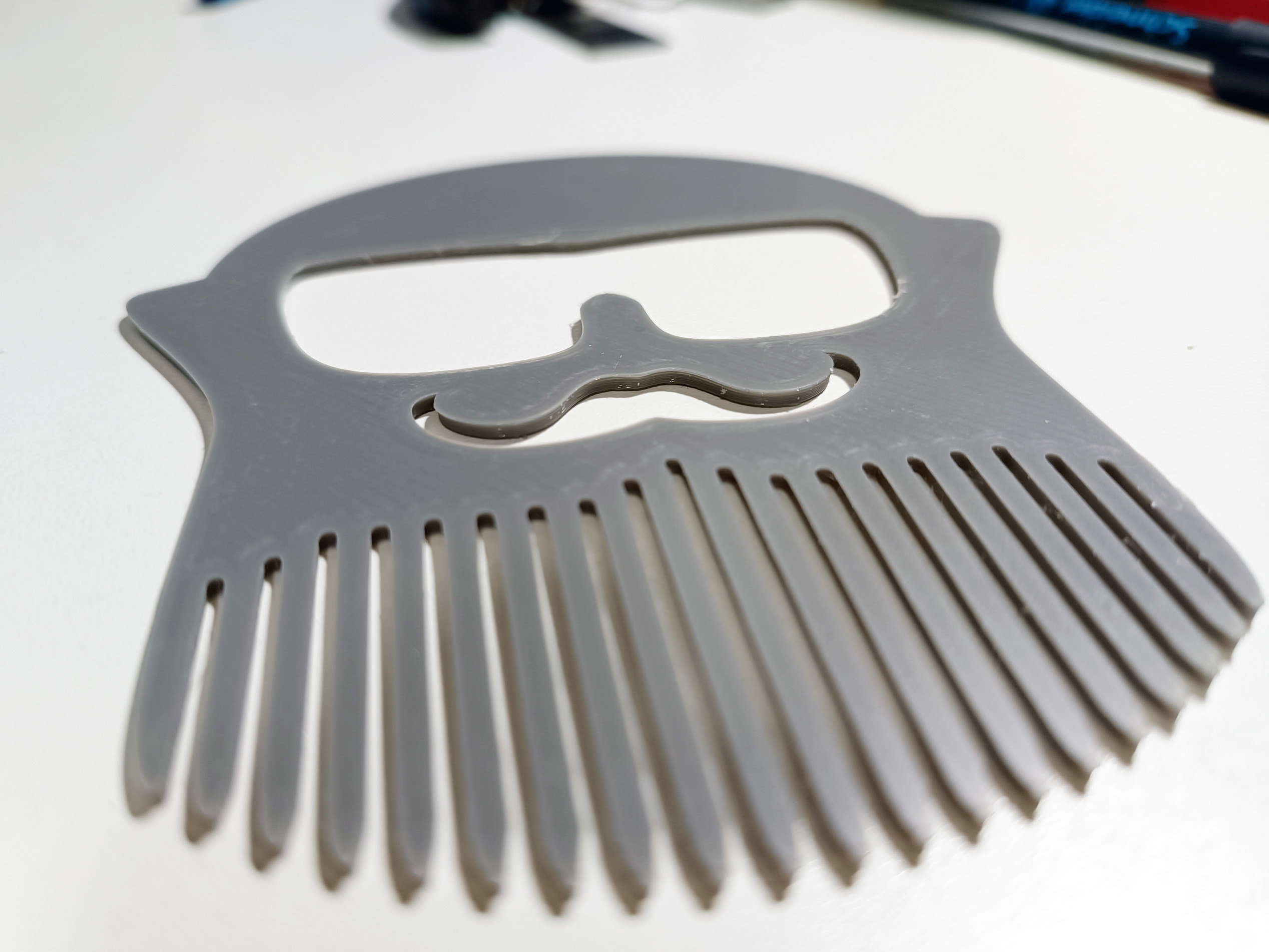 Beard Comb by webbuster | Download free STL model | Printables.com