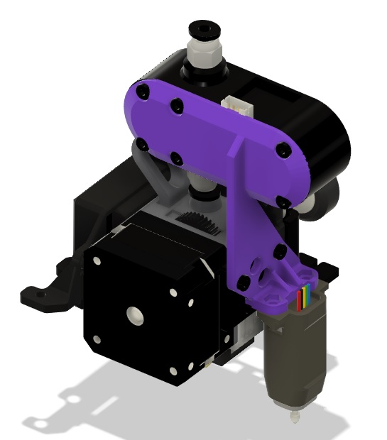 Sprite Extruder BTT Smart Filament Sensor & BL Touch Mount by Canti L ...