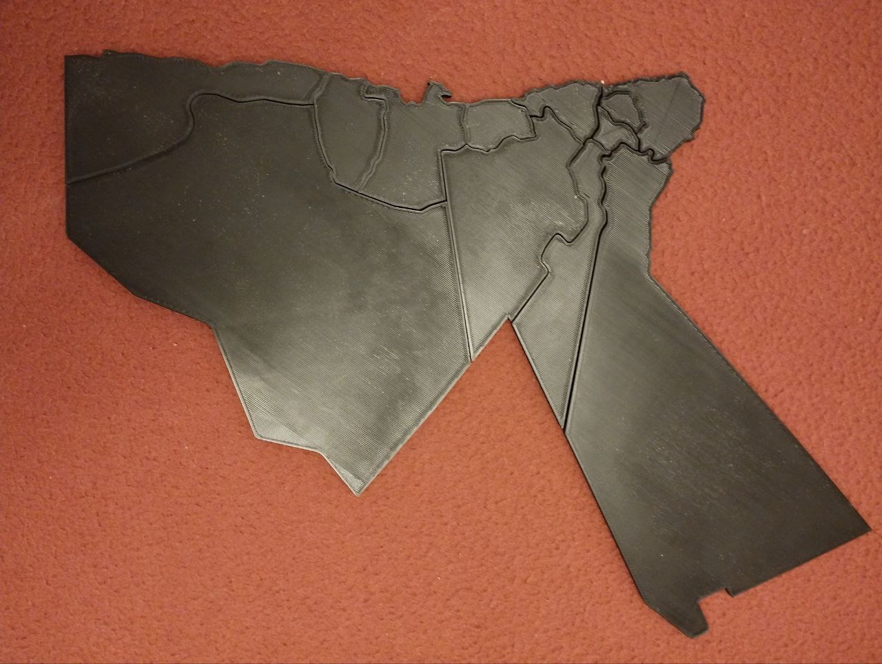 Map of Jordan - Administrative (Puzzle-ish) by zjbarg | Download free ...