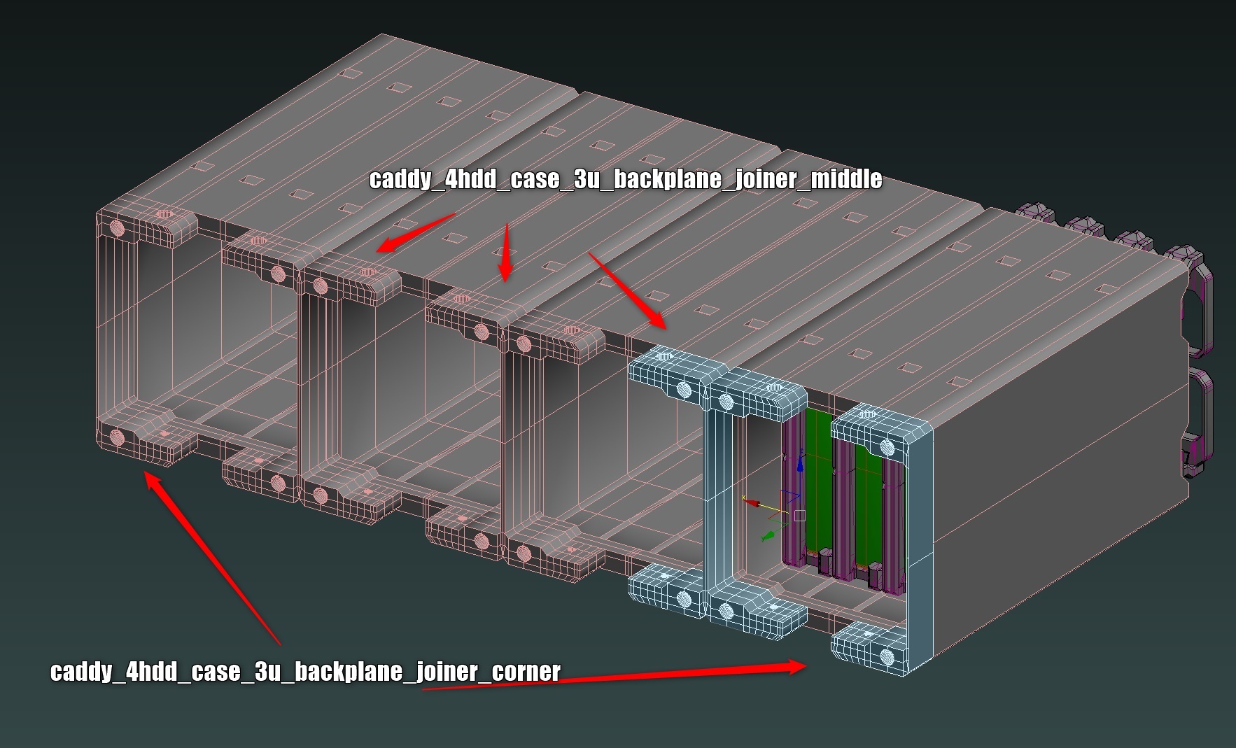 HDD Rack Modular Caddy system (wip) by Piro | Download free STL model ...
