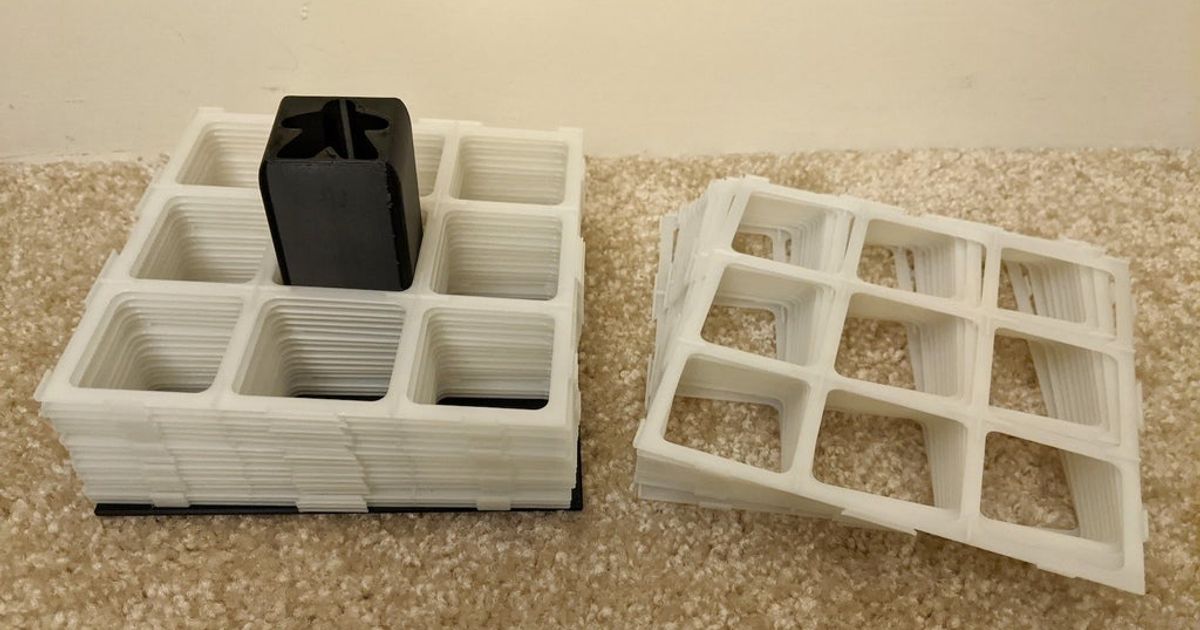 Carcassonne Tile Grid Holder Tree by ShadowLink | Download free STL ...