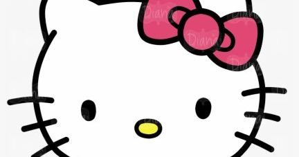 Hello Kitty Face Template