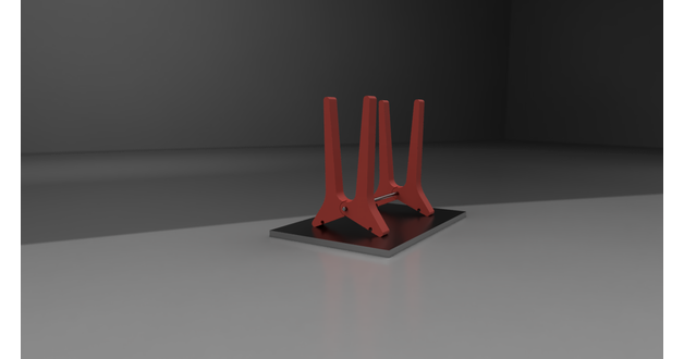 Laptop gravity stand by Kostyantyn Polischuk | Download free STL model ...
