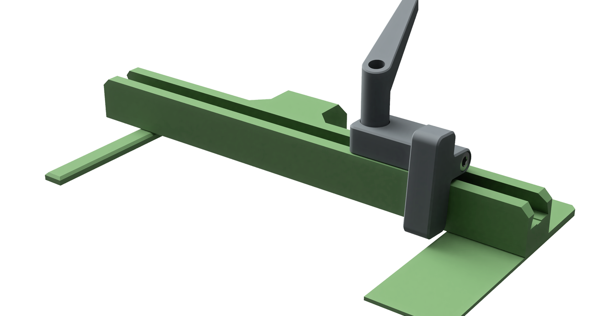 Proxxon KS 230 Table Saw Sled And Stop Block by cewo | Download free ...