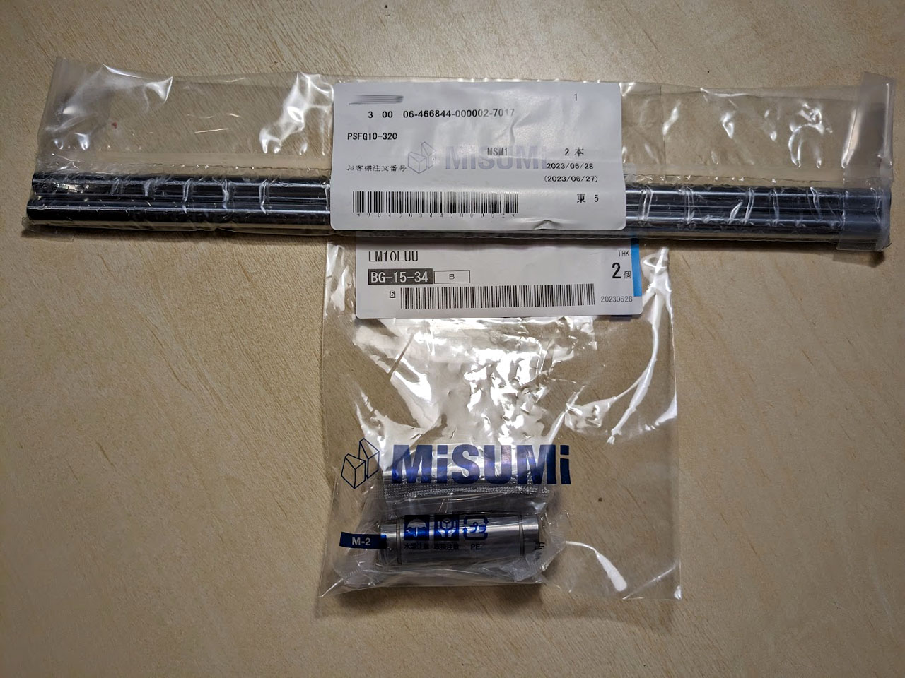 X-axis linear rail upgrade and LM10LUU 10mm rod Z-axis for MK3S/ MK3S ...