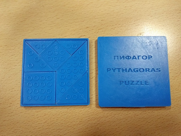 Pythagoras Resembling Tangram Game Puzzle By Vitaliysh Download